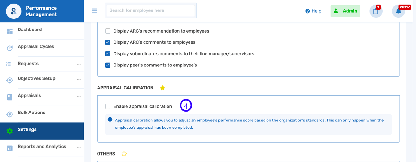 How to Setup Appraisal Calibration