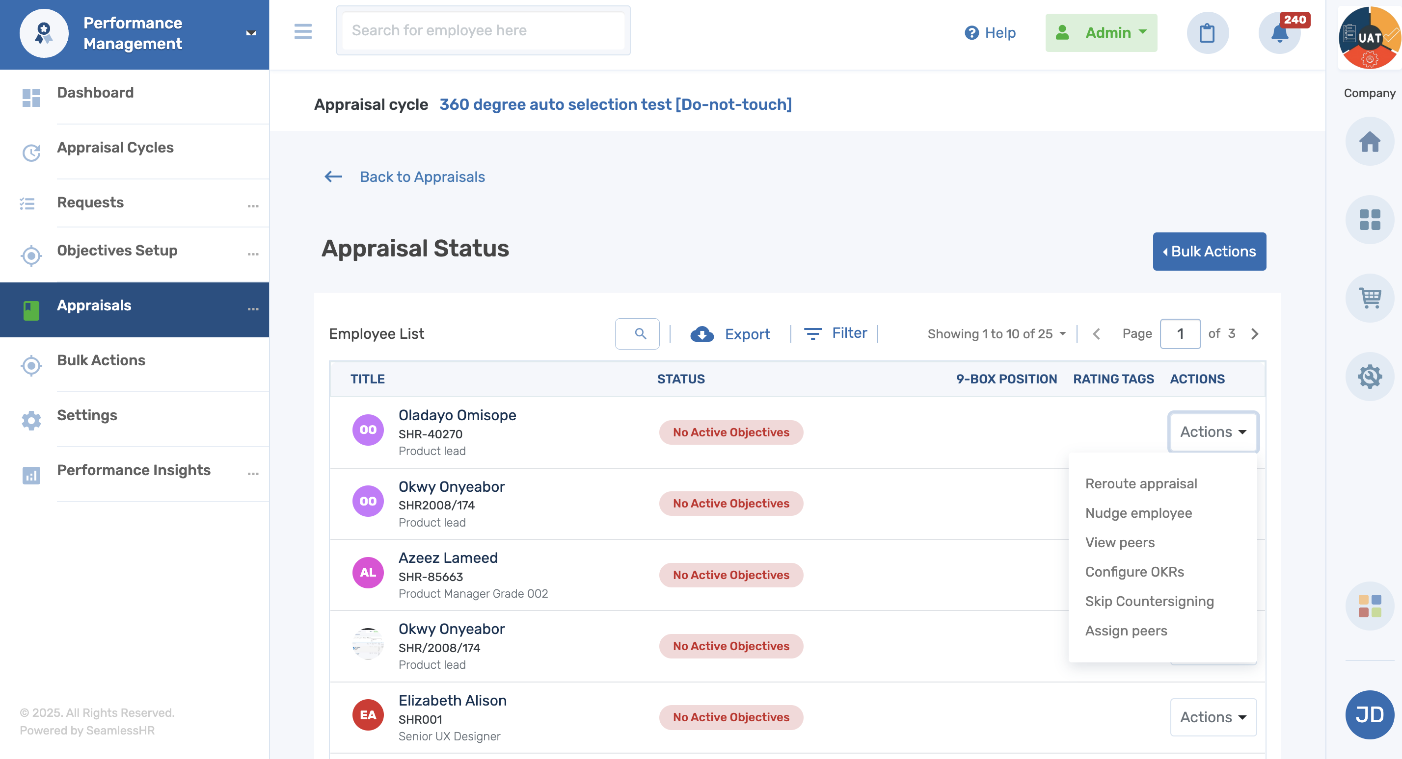 PERFORMANCE MANAGEMENT RELEASE NOTE (JULY 2025)